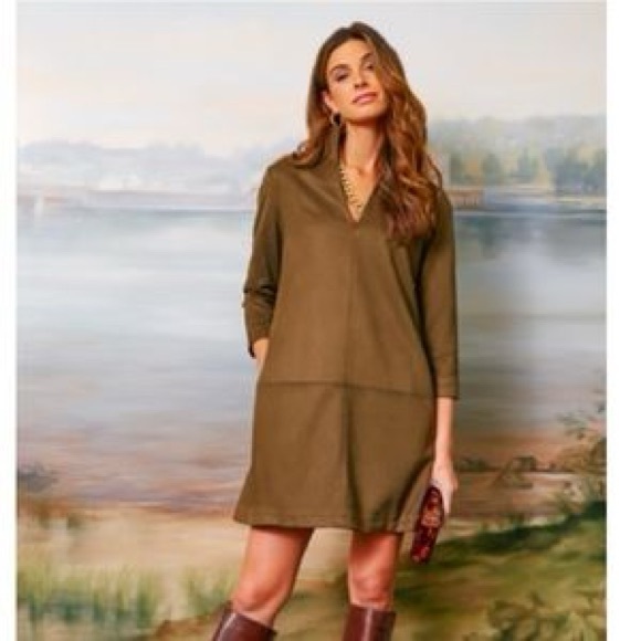 Tuckernuck | Dresses | Barely Worn Tuckernuck Clifton Dress Suede ...